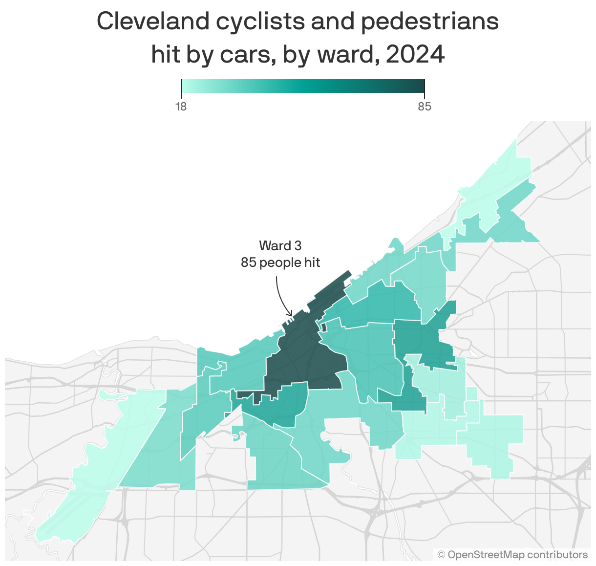 Cleveland traffic deaths rise despite street safety push - Axios Cleveland