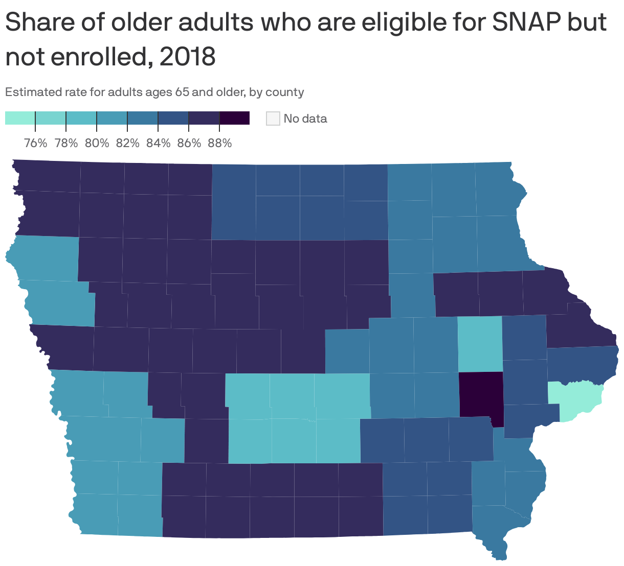 More than 80% of Iowa's eligible seniors don't receive SNAP food ...