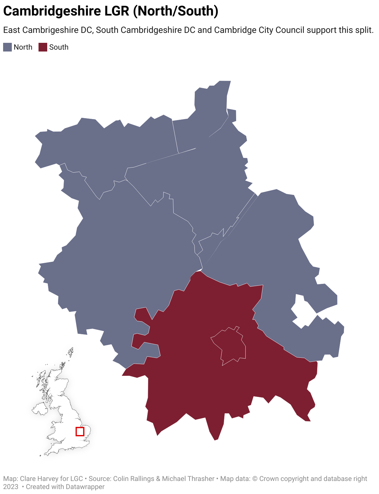 Cambridgeshire divided over two-way split | Local Government Chronicle ...