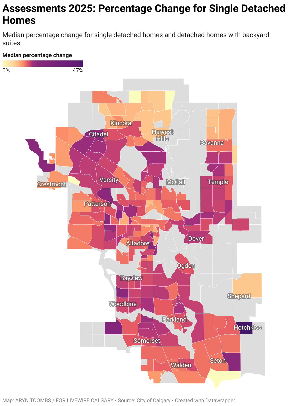 Data: Where Calgary saw the biggest increases in property assessments ...