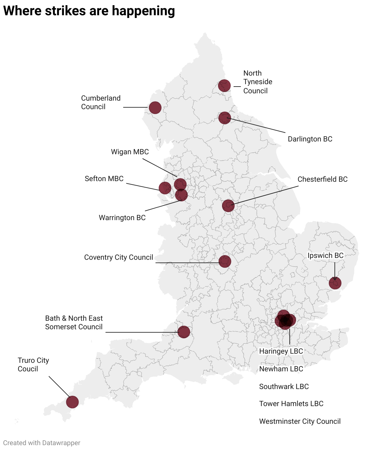 Strike map: Where Unite members are taking industrial action | Local ...