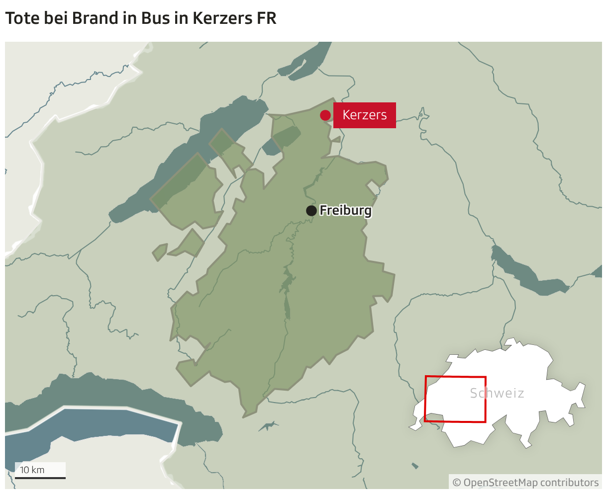 Tragödie von Kerzers FR - Postauto-Brand: Was bisher bekannt ist - News ...
