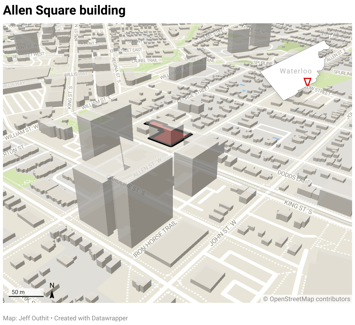 Waterloo office tower will convert to apartments
