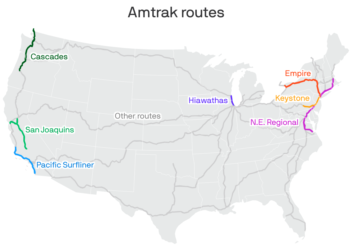 Trains are roaring back in the Pacific Northwest - Axios Seattle