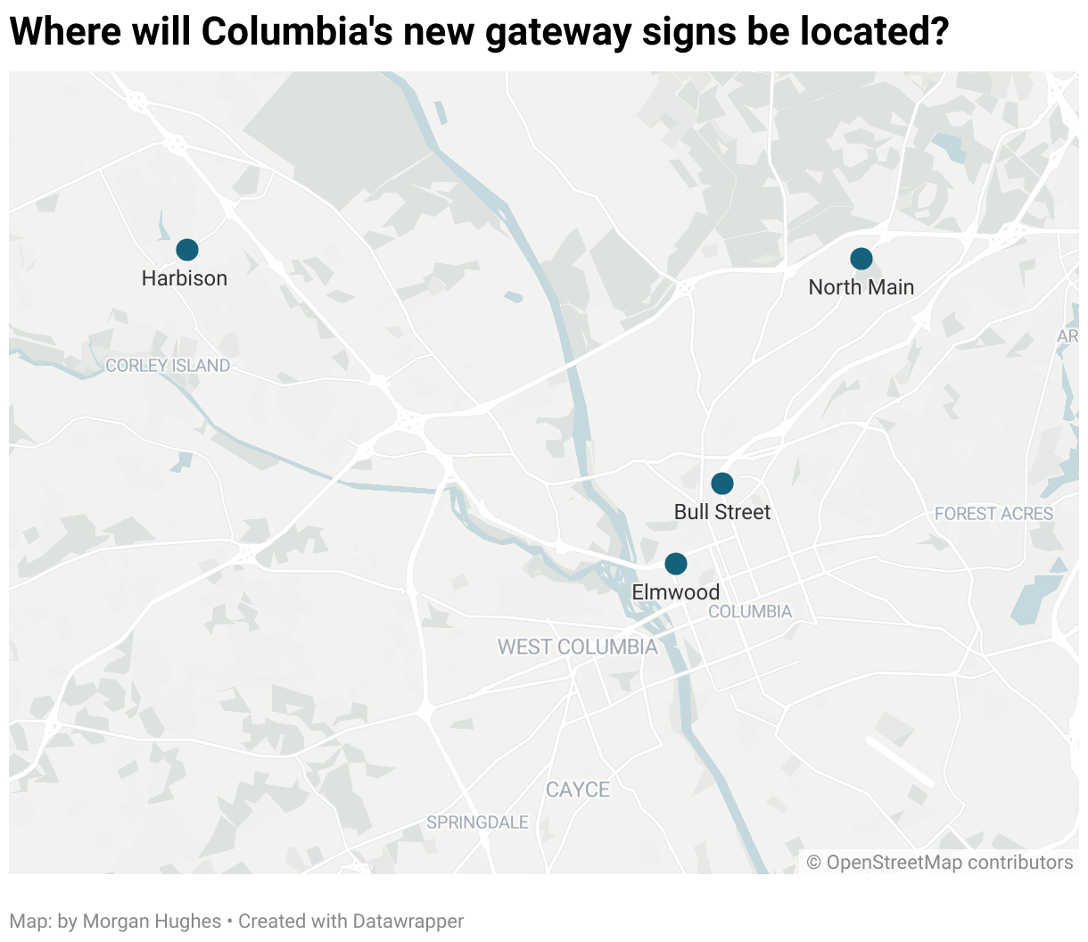 Four major gateways in Columbia set for new welcome signs | The State