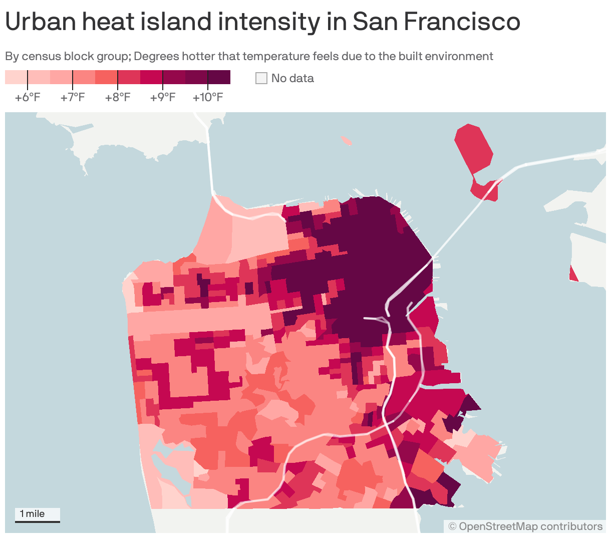 Urban heat islands are worsening extreme temperatures in San Francisco ...