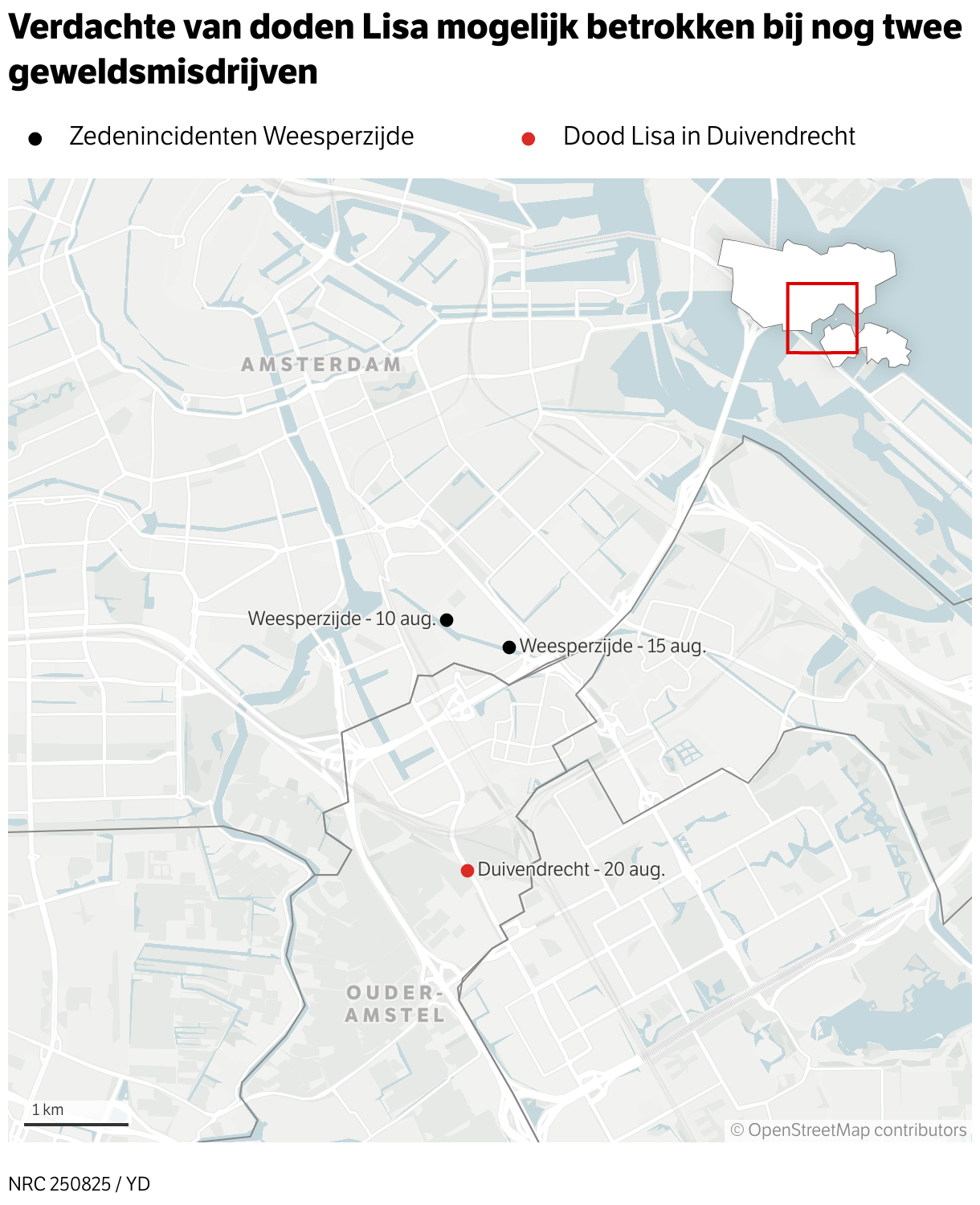 Verdachte van moord op 17-jarige Lisa blijft langer vastzitten - NRC