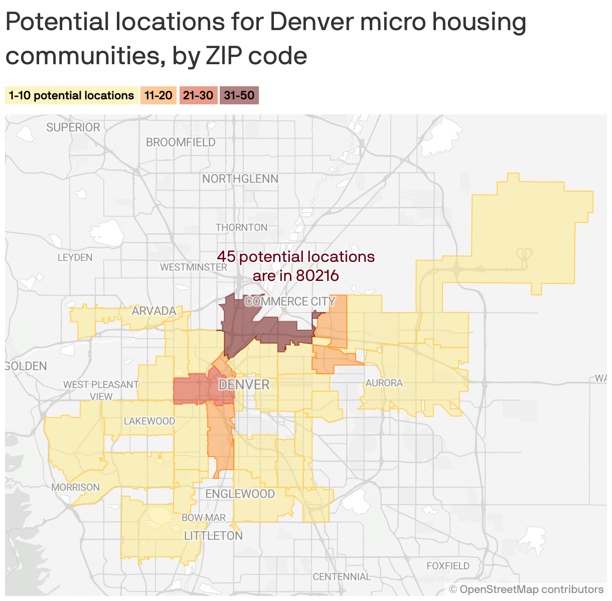 Here's where Denver is considering putting micro-communities for people ...