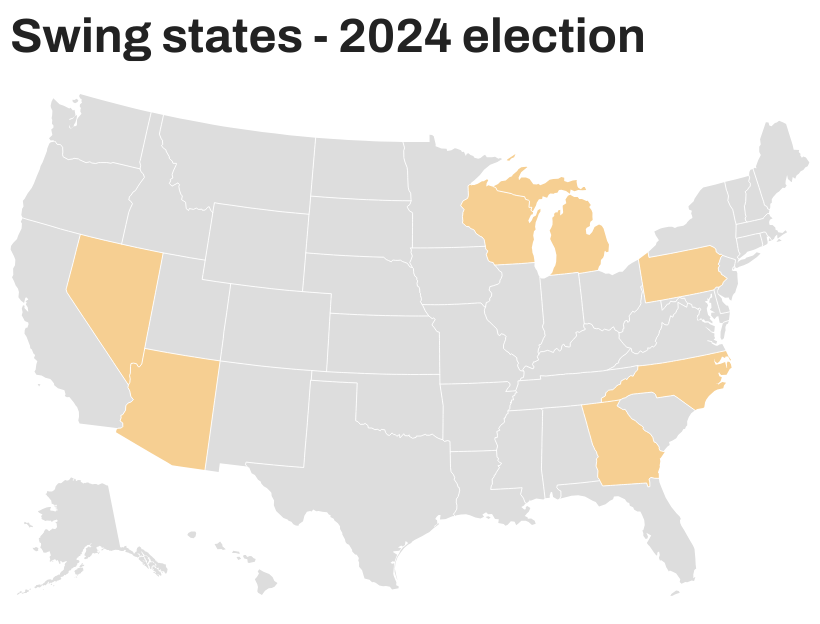 What are swing states? The 7 states that could decide this election