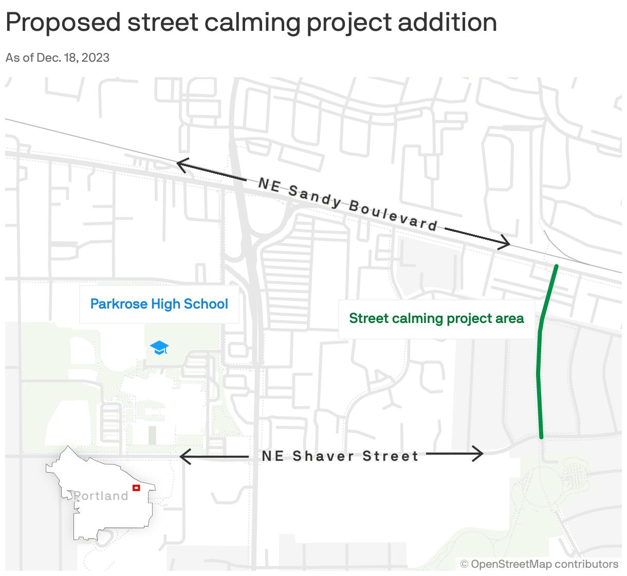 Parkrose teens help win $25,000 for a Portland street redesign - Axios ...