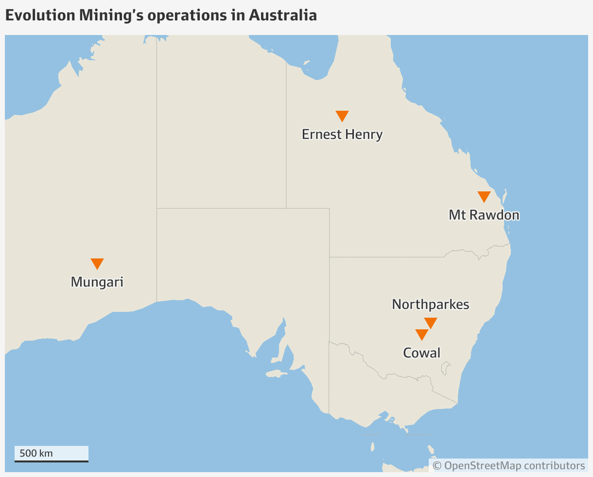 EVN ASX: Evolution Mining sells gold for $5150 per ounce after ...