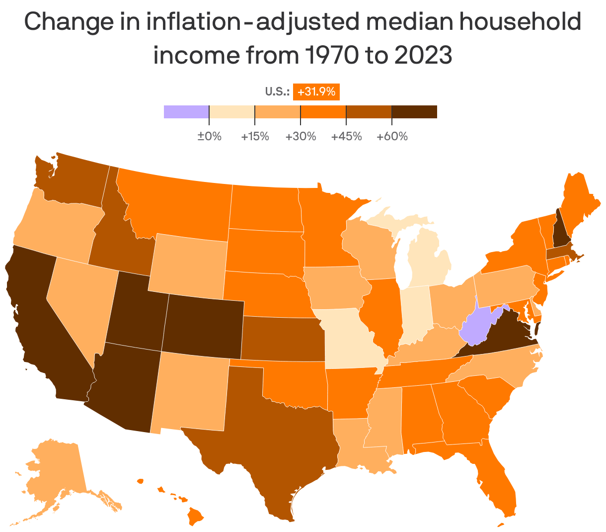 Ohio’s household income growth trails most states - Axios Cleveland