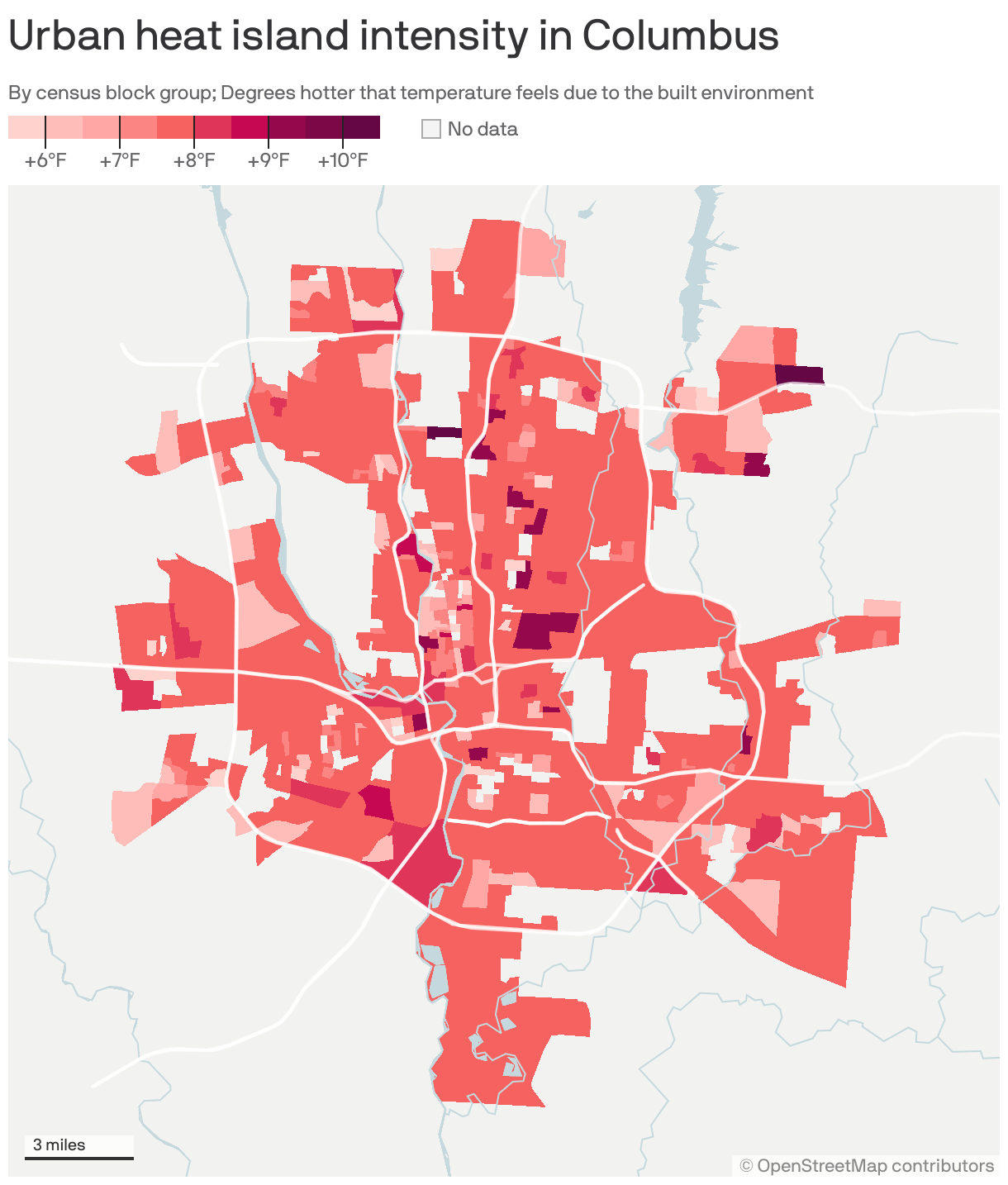Urban "heat islands" are making extreme weather in Columbus feel even ...