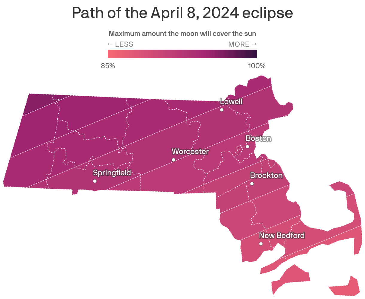 How Massachusetts can watch the 2024 solar eclipse - Axios Boston