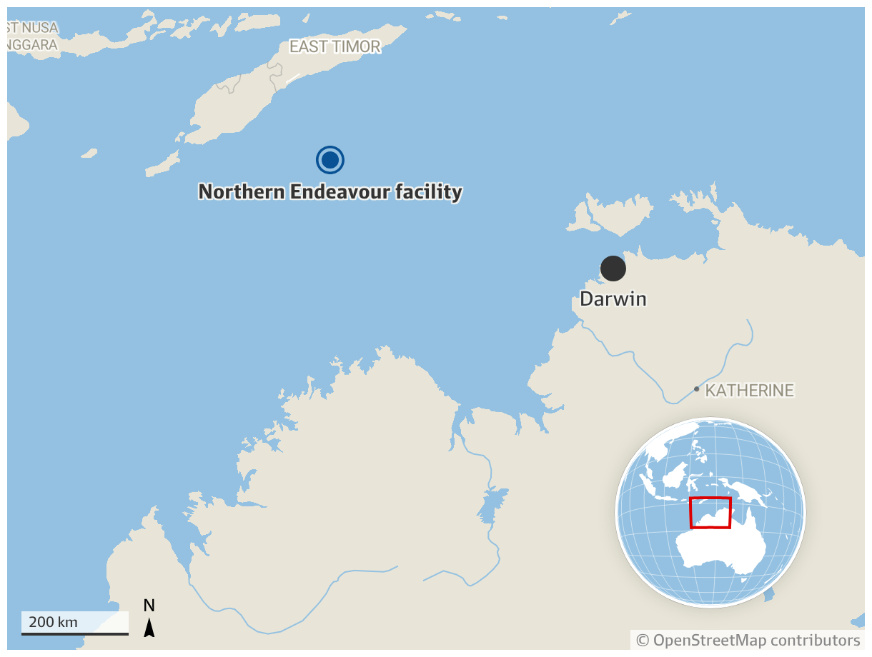 Shell sues Woodside, Paladin over $83m Northern Endeavour disposal bill