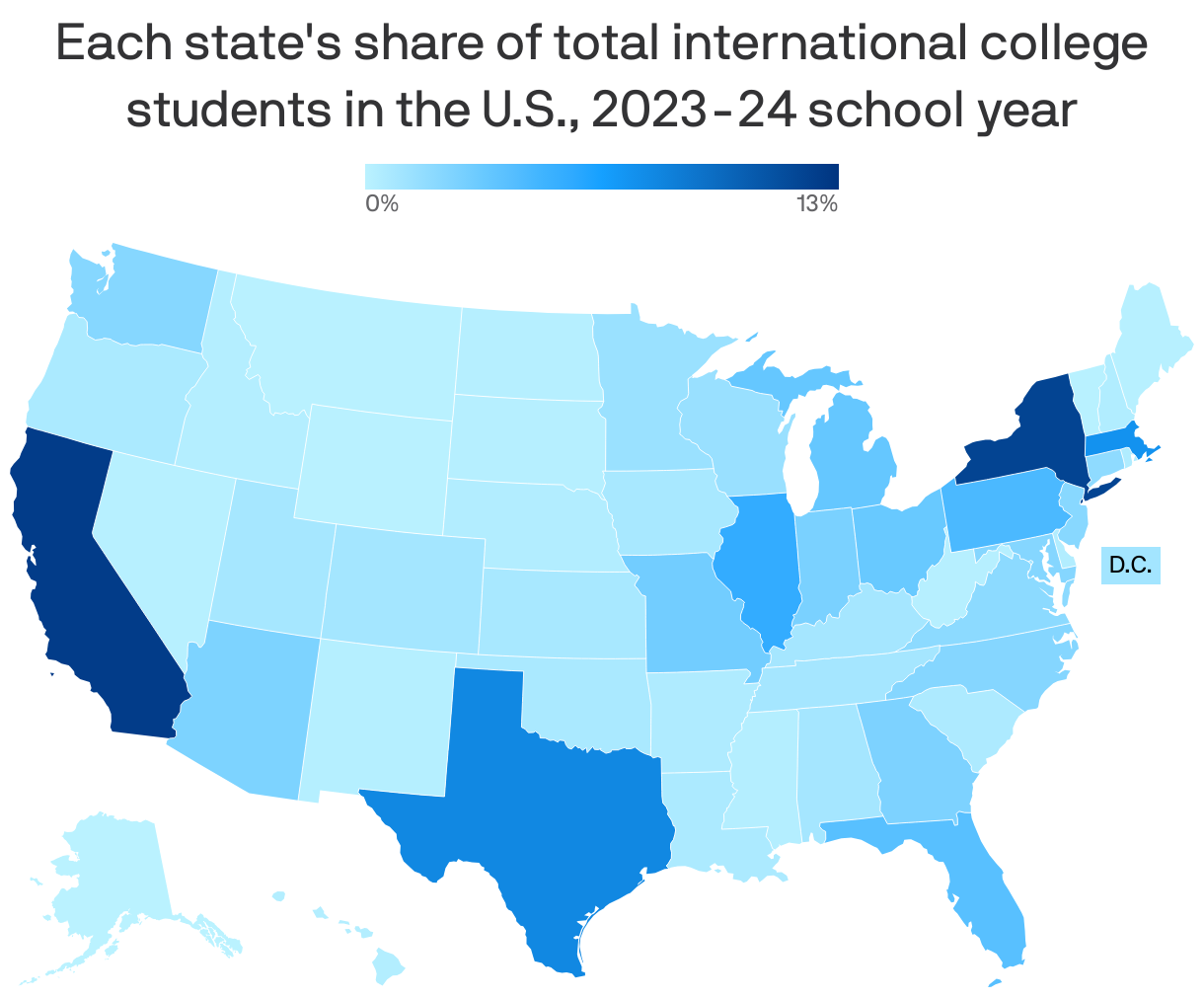 Mapped: International students - Axios Des Moines