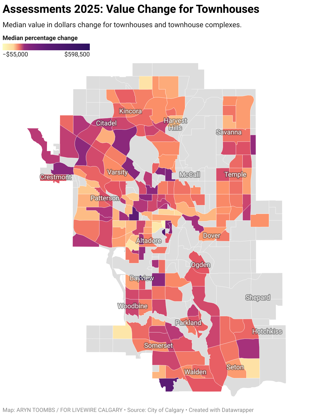 Data: Where Calgary saw the biggest increases in property assessments ...