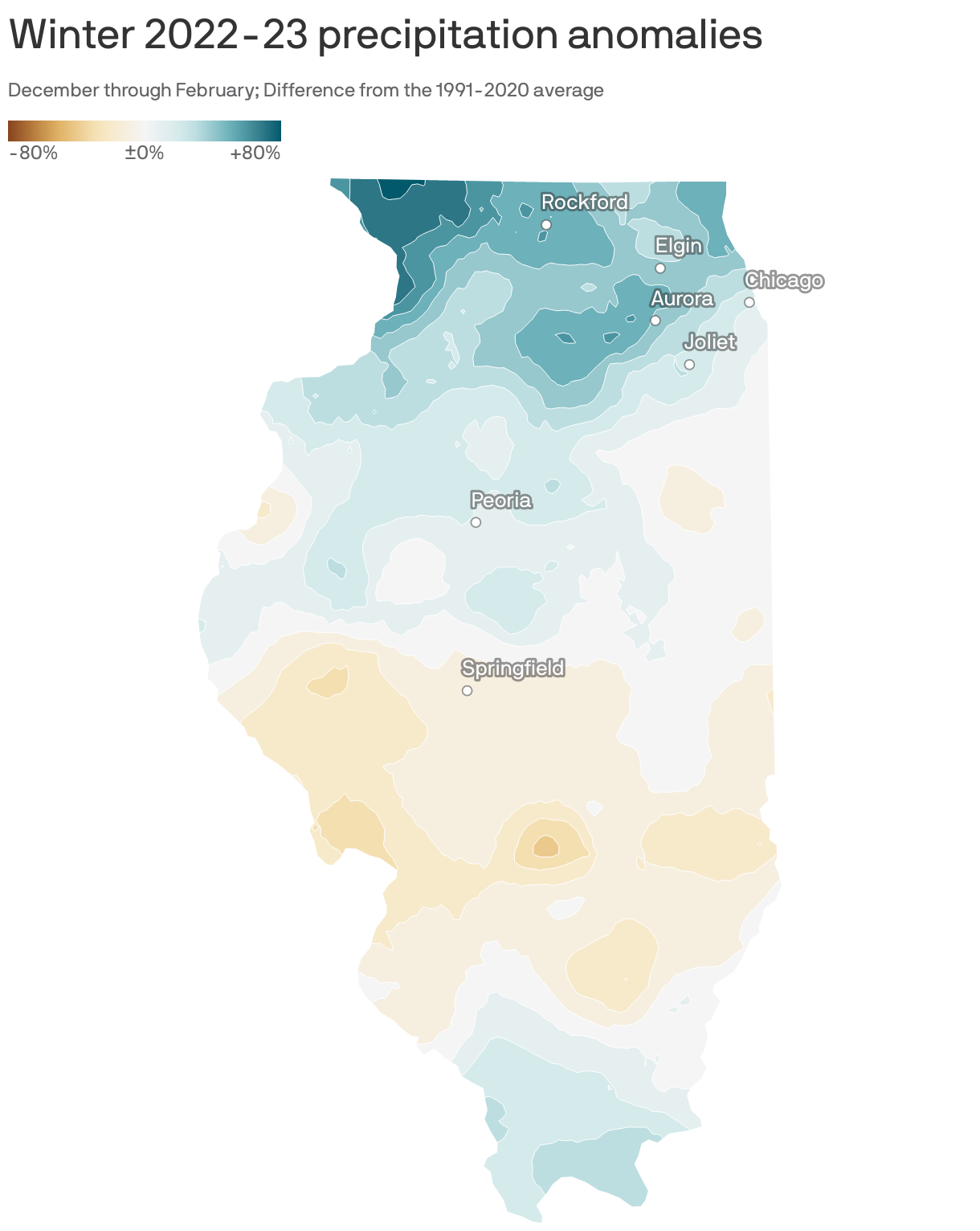 Chicago's 2022-23 winter was wetter than average - Axios Chicago