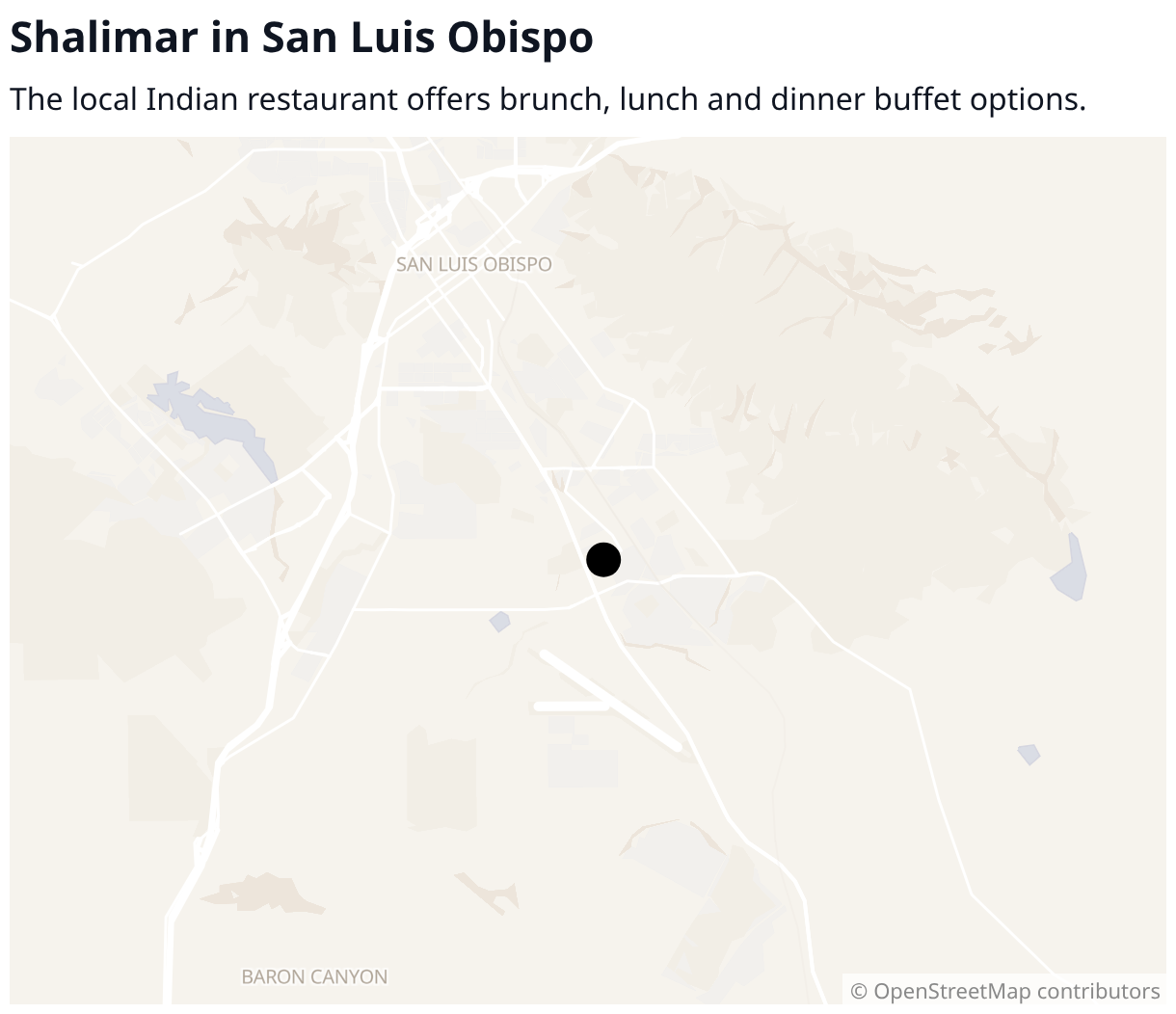 Is SLO CA Indian restaurant affordable? See menu and hours | San Luis ...