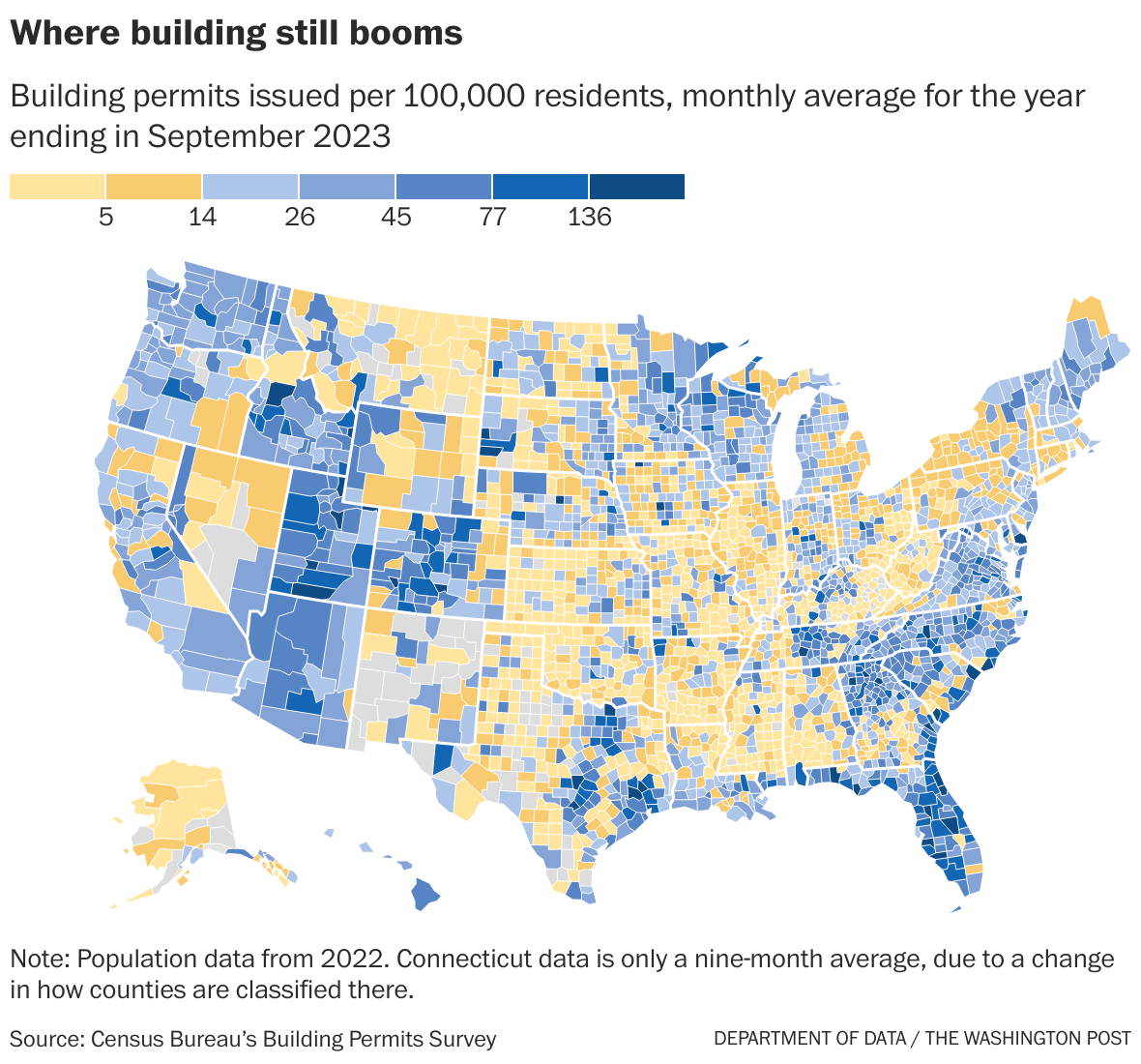 Where we build homes helps explain America’s political divide - The ...