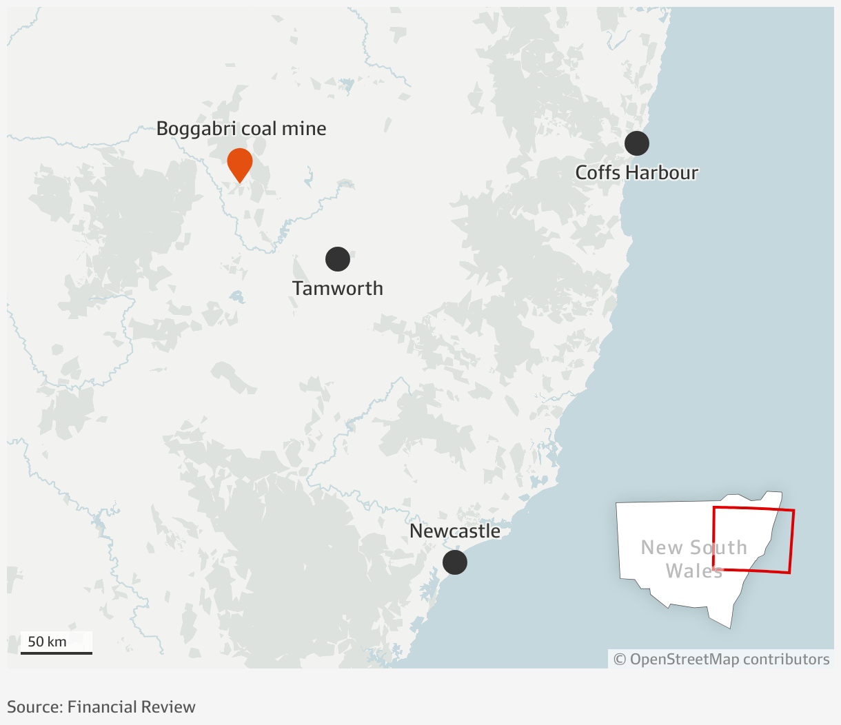 Japan’s Chugoku puts its share of $1.1b Boggabri coal mine up for sale