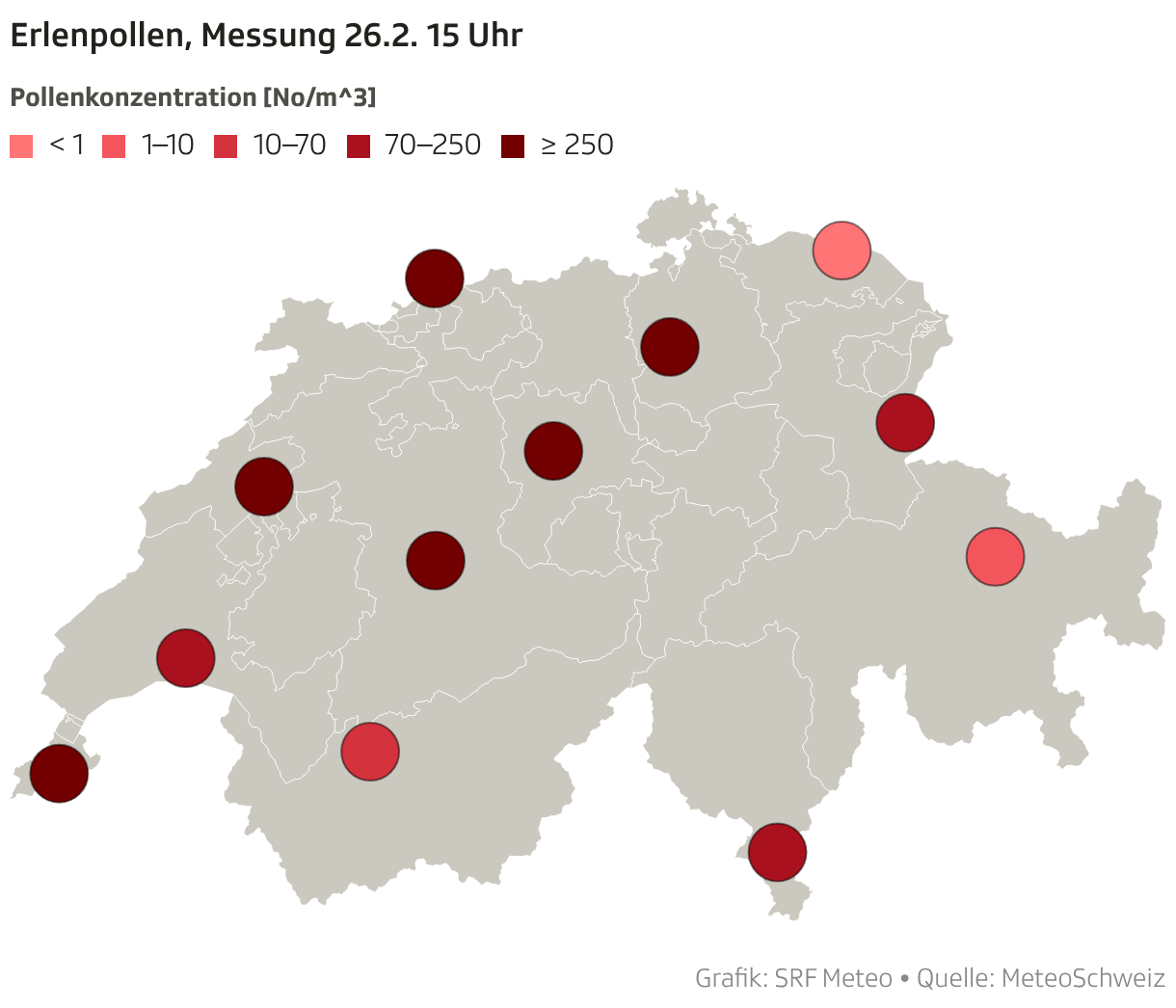 Das frühlingshafte Wetter lässt die Pollen fliegen - Meteo - SRF