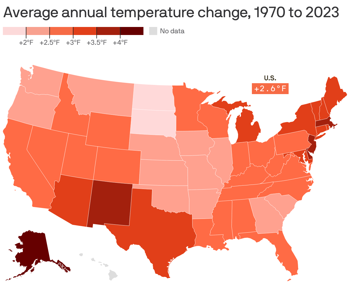 The fast-warming Bay State - Axios Boston