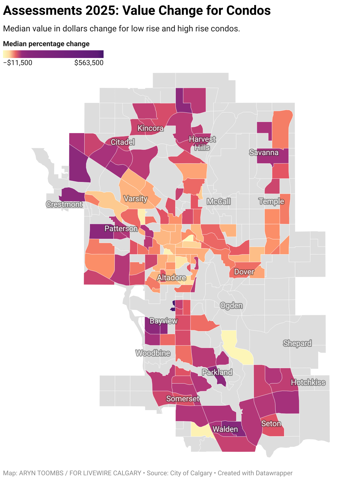 Data: Where Calgary saw the biggest increases in property assessments ...