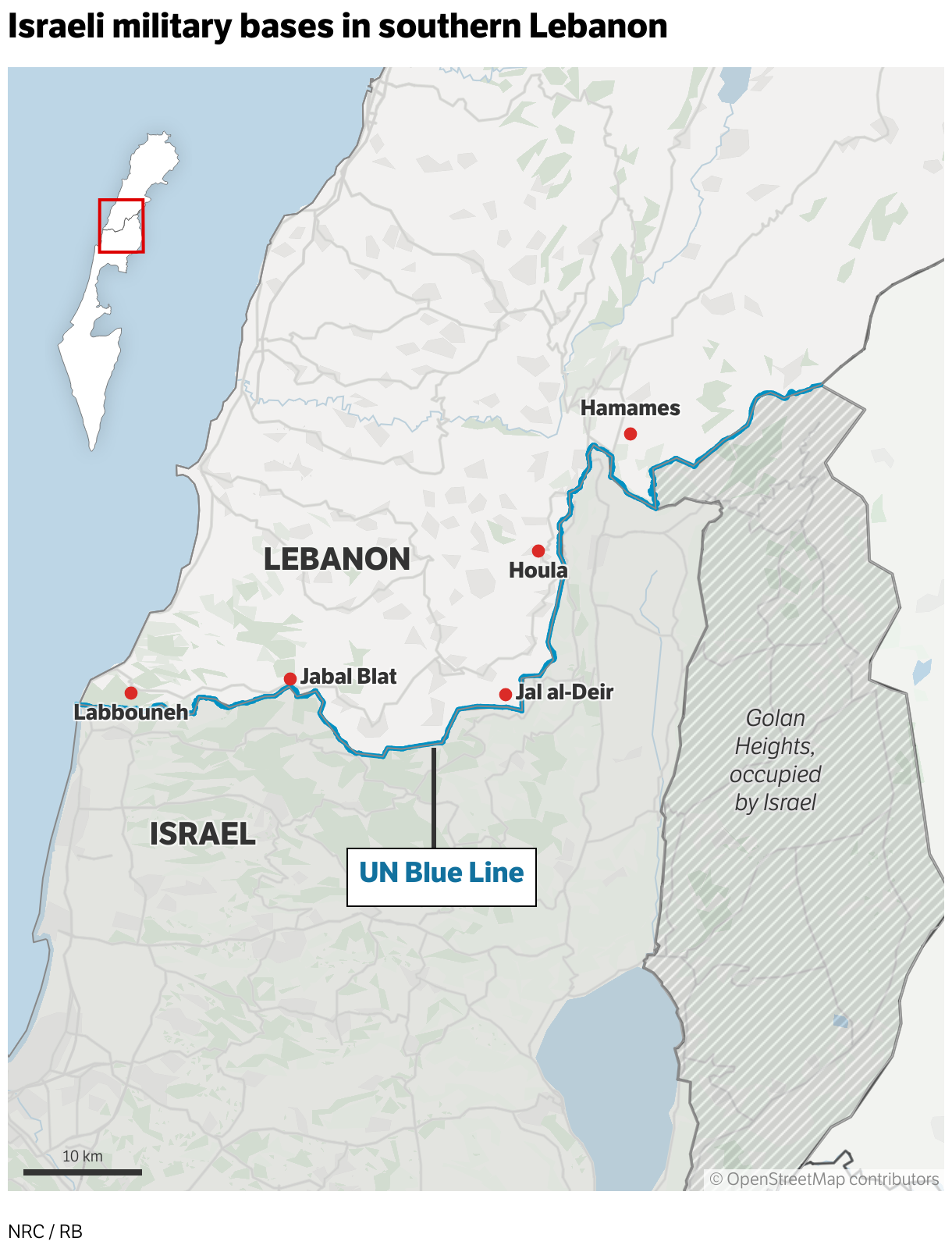 Israel is expanding and strengthening its ’temporary’ military bases in ...