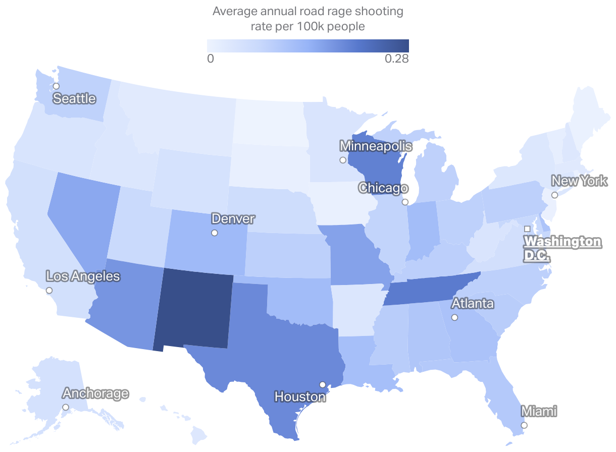 Road Rage Shootings — Dataset — The Gun Violence Data Hub