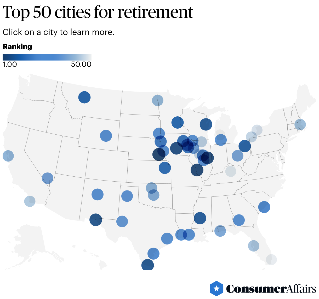 Best and Worst Cities for Retirement (2025) | ConsumerAffairs®