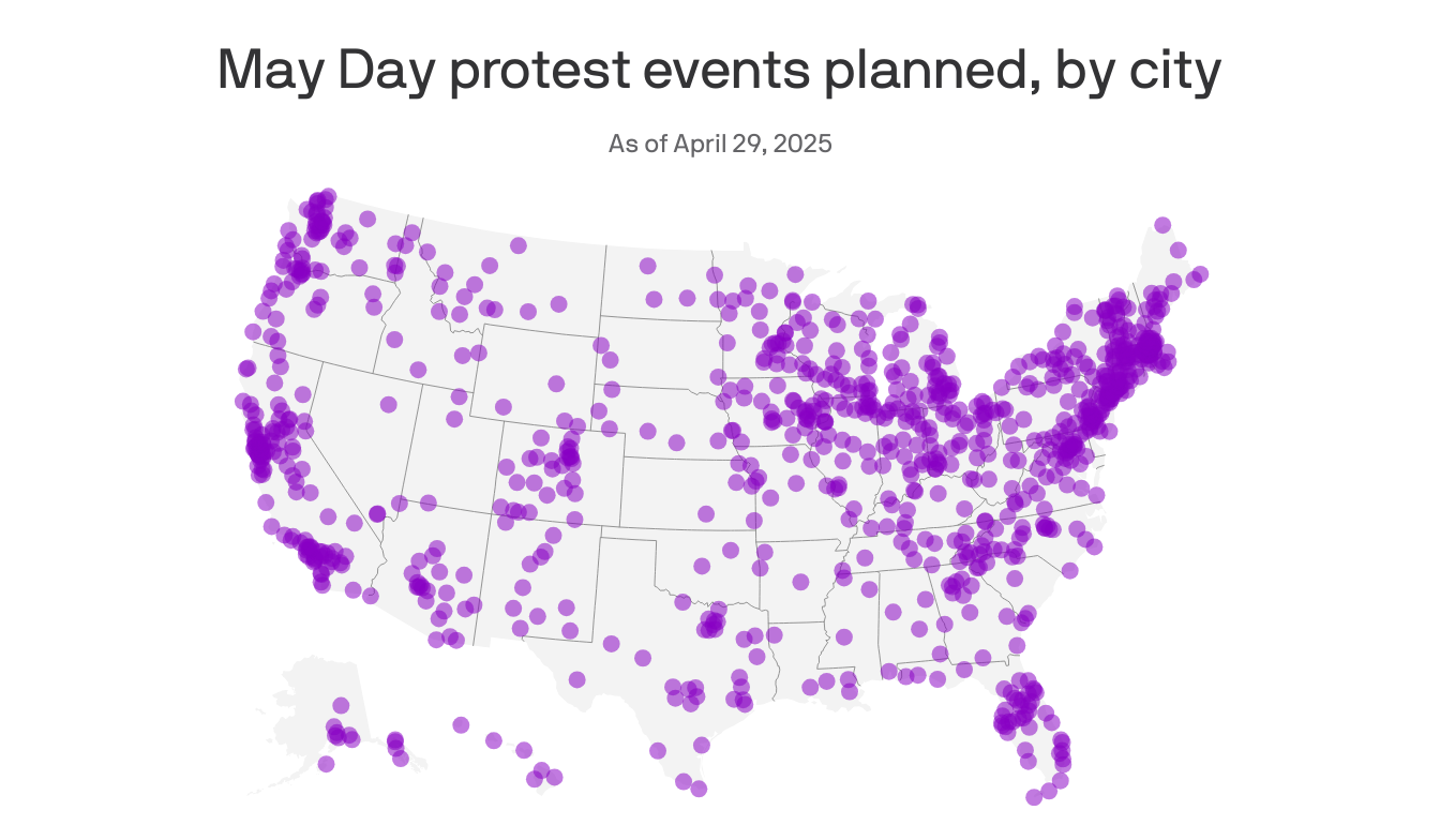 Anti-Trump May Day protests planned around San Diego - Axios San Diego