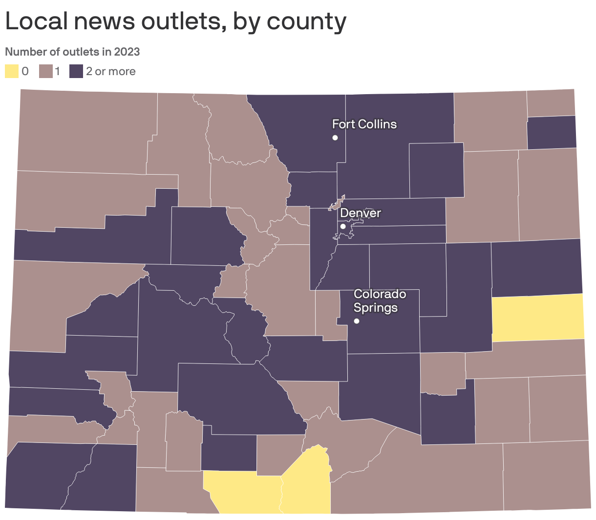 Colorado's local newspapers closing at increasing rate, study shows ...