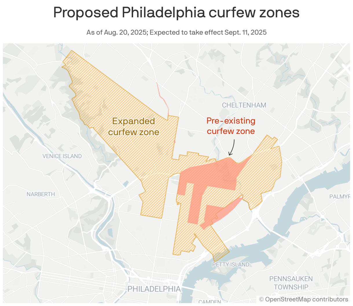 Philly businesses are organizing against an expanded curfew - Axios ...