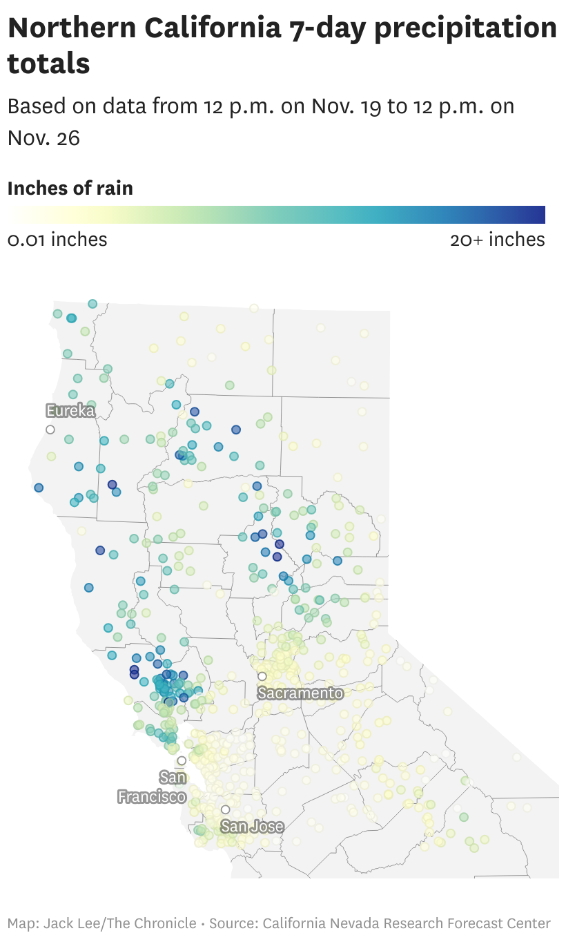 California weather taking a turn after record-rainfall in some regions