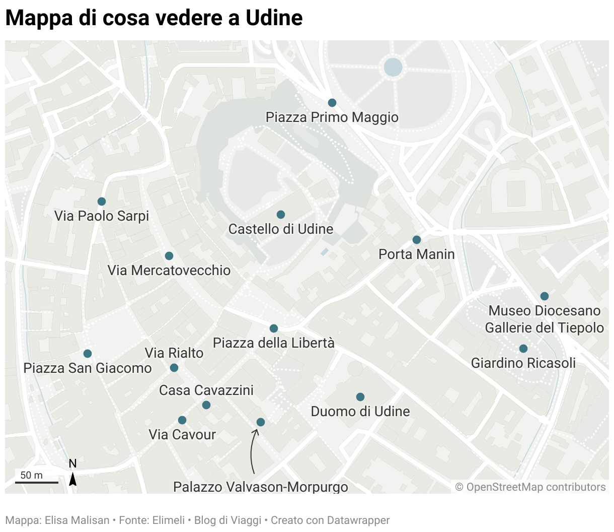Udine Map Pa Turistica Napoli Fermata Lignano Via Latisana 35 (Ufficio