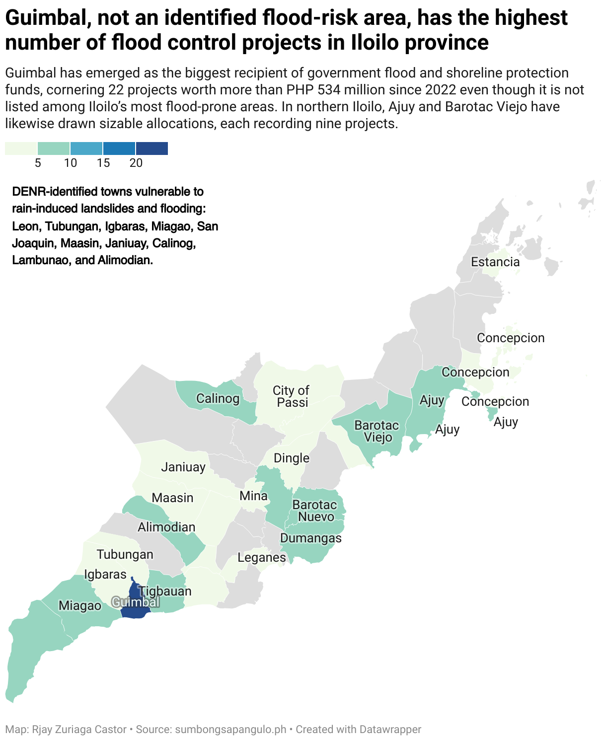 FLOOD CONTROL BONANZA: First, fifth district towns in Iloilo are top ...